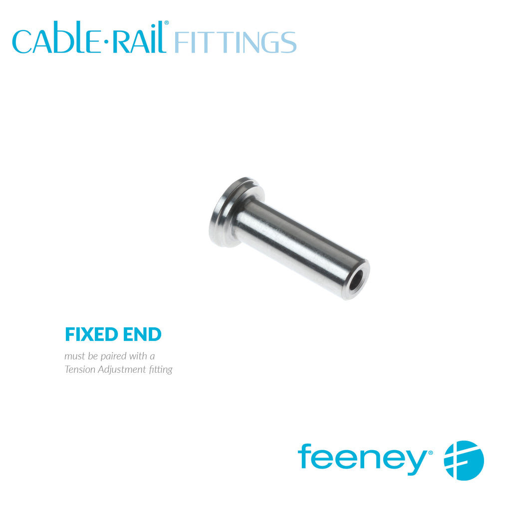 Feeney® CableRail (1/8") Quick-Connect Inset Fitting CableRailDirect