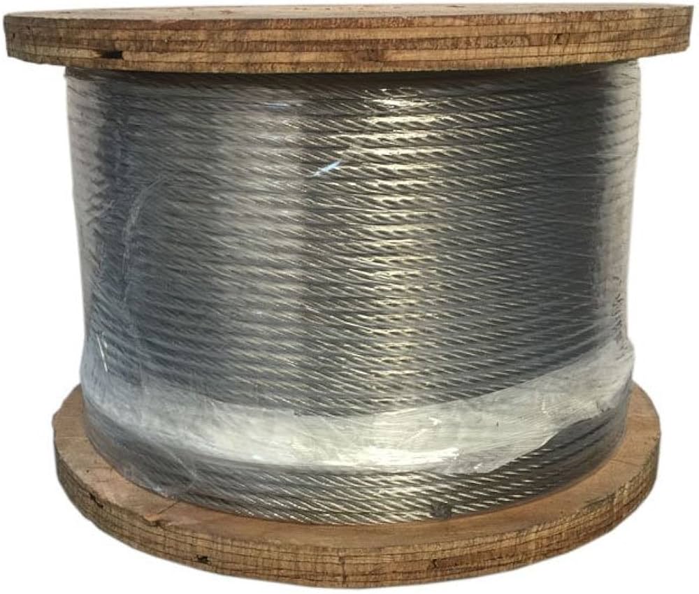 Stainless Steel Cable Railing - 1/4" 1X19 SSAC 100' - 54100 ...