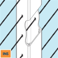 Feeney DesignRail® 36" Intermediate Post Kit for Stair Railings - Black ...