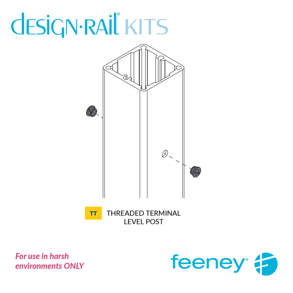 Feeney® DesignRail® Isolation Bushings for Level Threaded Terminal Pos ...